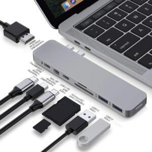 pro-tek hyperdrive multiport usb-c adapter formacbook 13/ macbook air