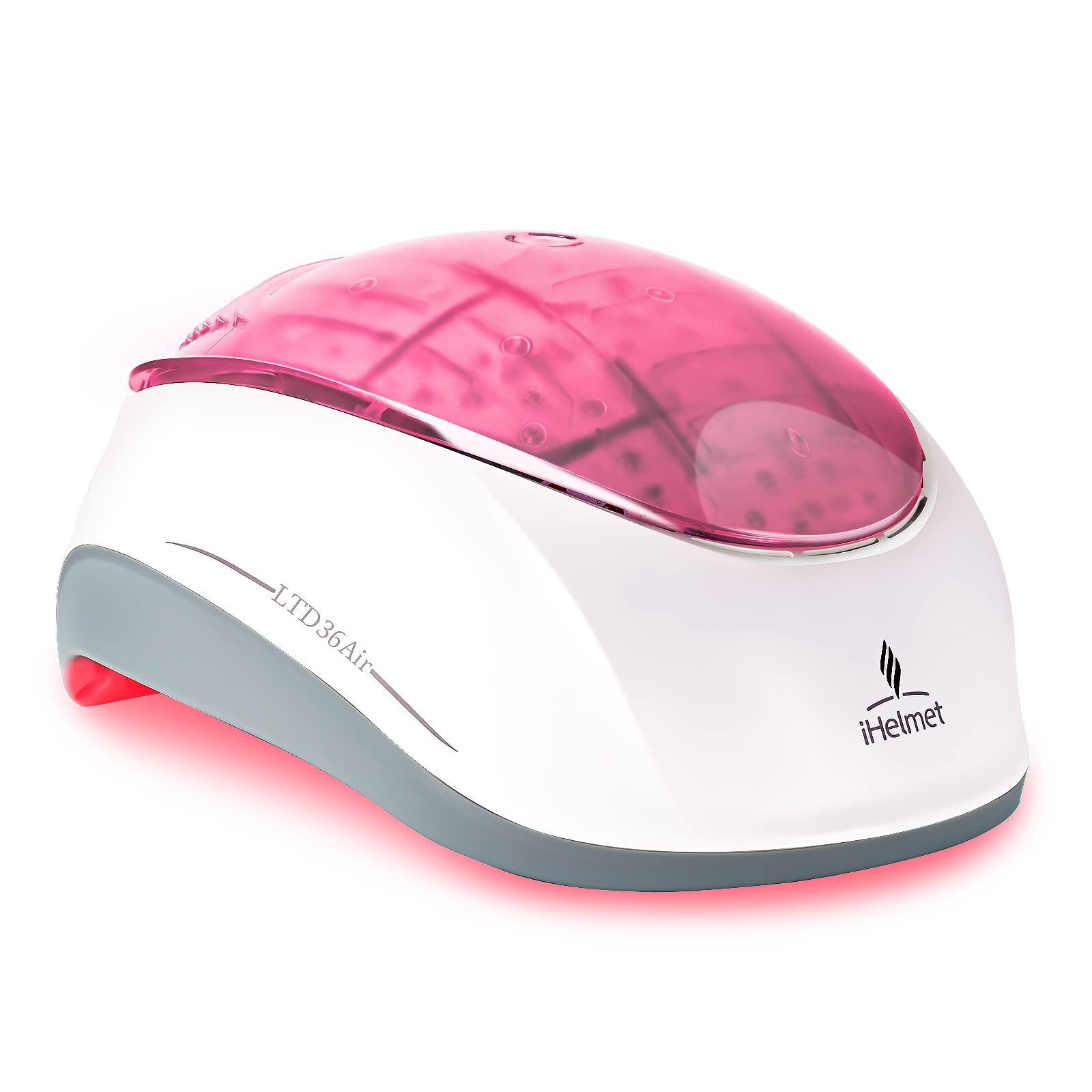 iHelmet Laser Hair Growth System, Hair Regrowth Helmet & Laser Cap (FDA Cleared), Hair Loss Treatment for Men and Women, Low Level Laser Therapy for Hair Growth, Anti-Thining Treatment Pink, 36 Air