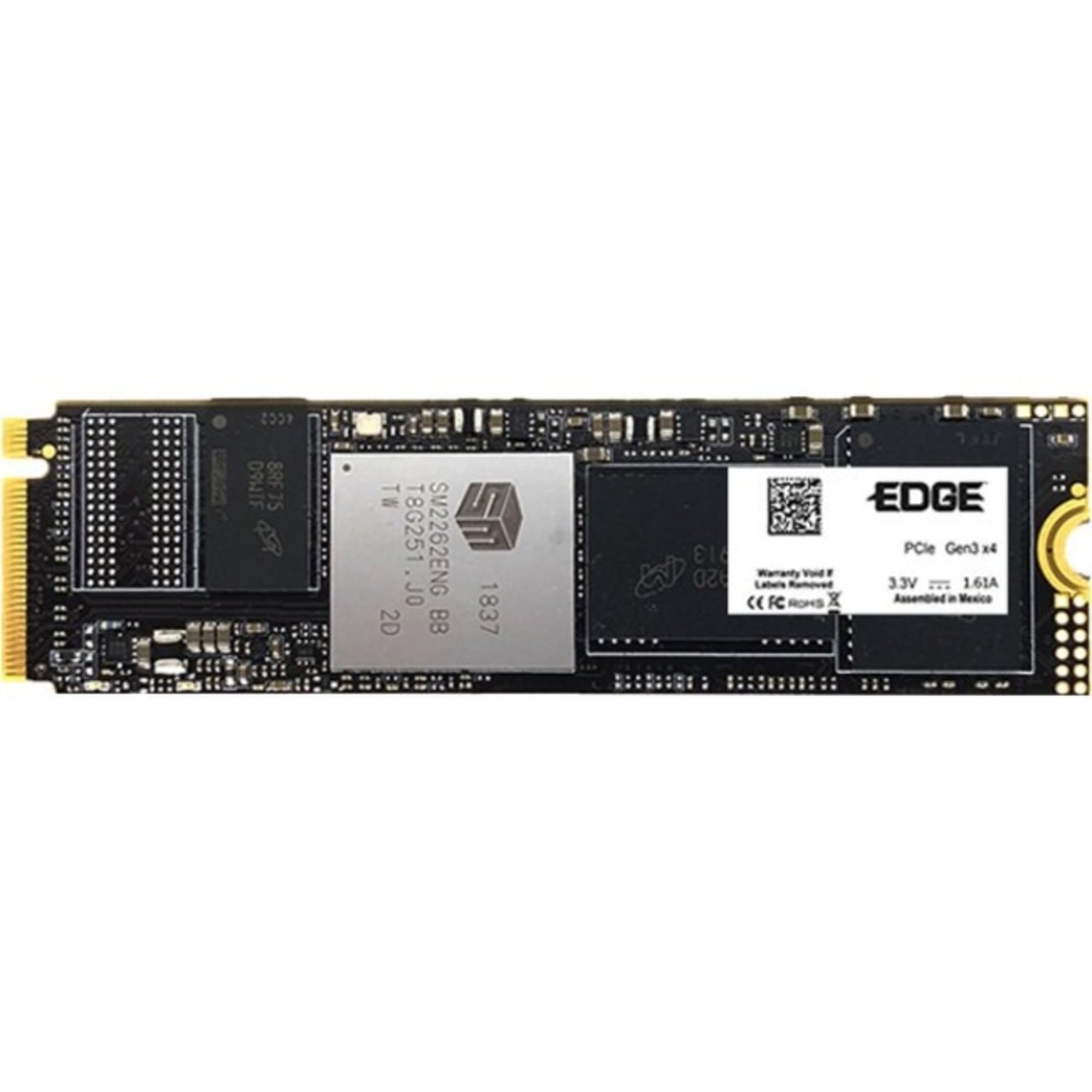 Edge Memory PE272524 512GB NEXTGEN PRO M.2 PCIE GEN3 X4 NVME SSD (2280)