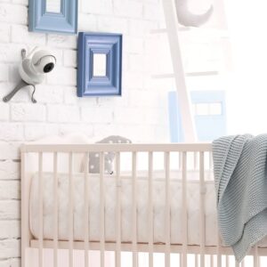 HUBBLE CONNECTED Nursery Pal Deluxe 5" Smart HD Twin Baby Monitor and 2 Cameras with Built-in Rechargeable Batteries to Use at Home Or On The Go