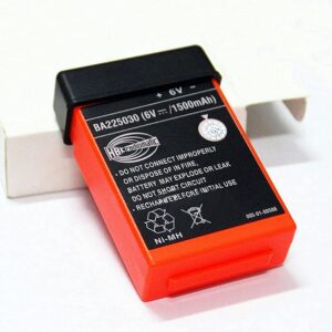 Meewellvetry HBC Radiomatic Battery BA225030 6V 1500mAh BA225030 Ni-Mh Rechargeable Battery for HBC Crane Remote Control Pump Truck Battery