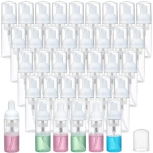 36 pcs 2oz empty foam soap dispensers bottle mini lash cleanser bottles refillable cleaning for shampoo lotion hand sanitizer cosmetics castile bpa-free