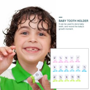 Scicalife Baby Tooth Box, Plastic Kids Tooth Organizer, Baby Child Tooth Keepsake Holder, Teeth Storage Memory Container For Boys & Girls, Dentist Office Giveaways For Kids(50pcs)