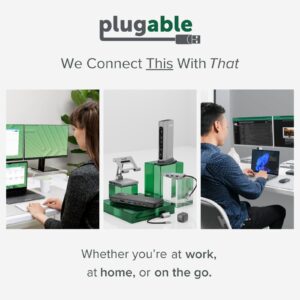 Plugable 5-in-1 Thunderbolt 4 Hub,Single 8K or Dual 4K Display; 4K HDMI Adapter Included, Offers Thunderbolt 4/3, USB4, and USB-C Expansion for Modern Mac and Windows Systems, Driverless