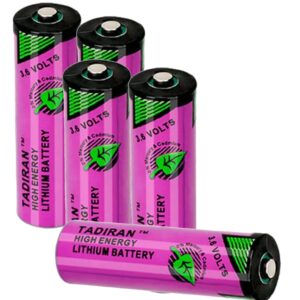 Meewellvetry (5-Pack) TL-5903 Battery/SL-360 3.6V 2400mah 6ES7971-0BA00 for Siemens S7-400 PL and for Tadiran TL-5903