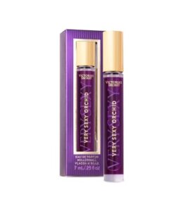 victoria's secret very sexy orchid eau de parfum rollerball, notes of blackcurrant, orris woods & sheer patchouli, travel size mini perfumes for women (0.23 oz)