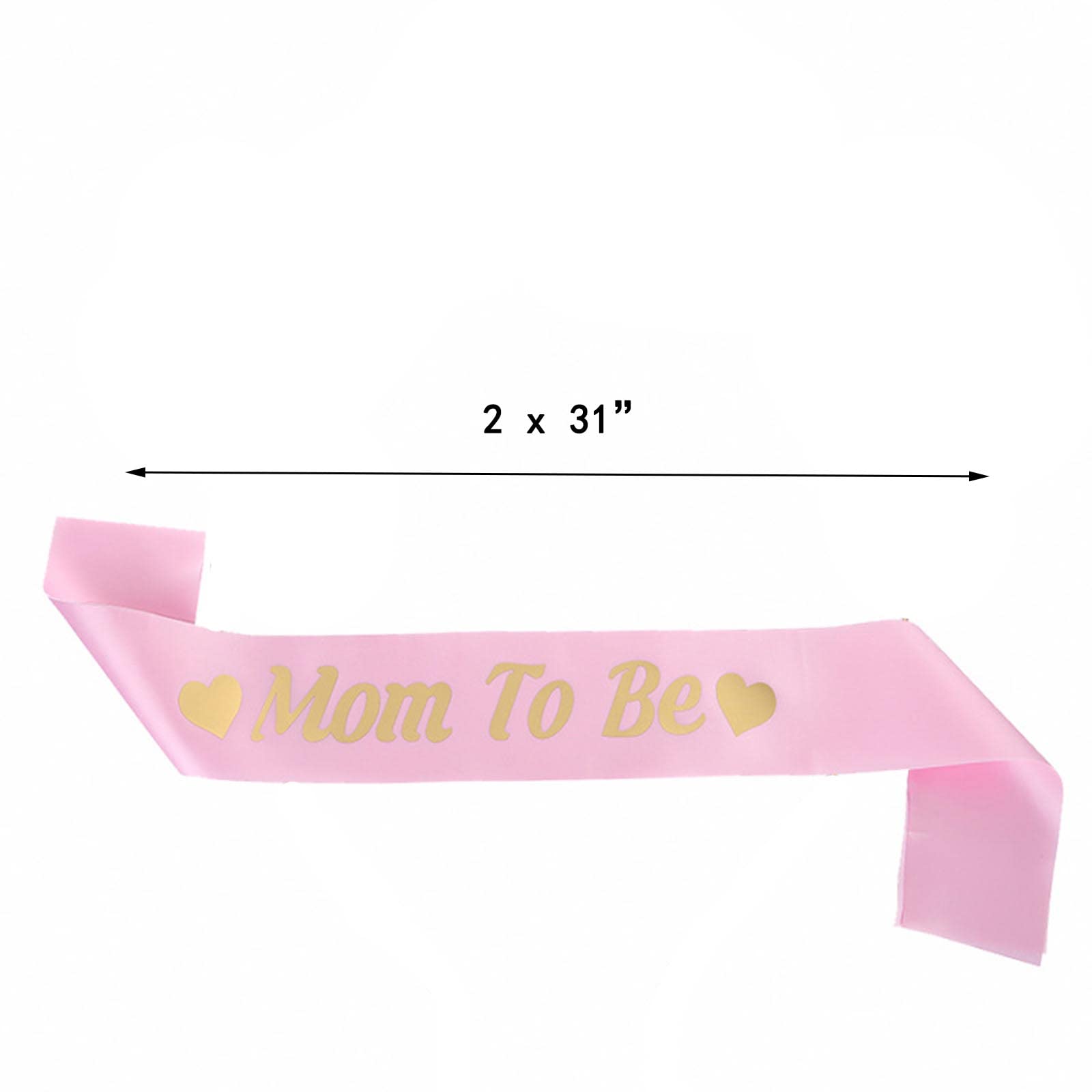 Mom To Be Headband for Women Baby Shower Decoration Party Favors Gift Sits (white)