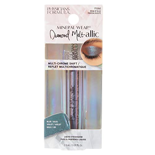 Cream Eyeshadow By Physicians Formula Mineral Wear Diamond Metallic Liquid Eyeshadow Beam of Blue