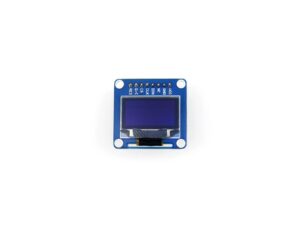 waveshare 0.96inch oled spi/i2c interfaces with straight/vertical pinheader 1/4 yellow section 3/4 blue compatible with raspberry pi/jetson nano