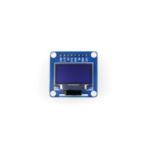 Waveshare 0.96inch OLED SPI/I2C Interfaces with Straight/Vertical Pinheader 1/4 Yellow Section 3/4 Blue Compatible with Raspberry Pi/Jetson Nano