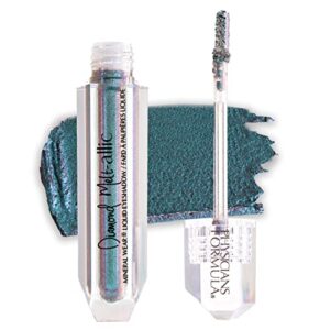 cream eyeshadow by physicians formula mineral wear diamond metallic liquid eyeshadow beam of blue