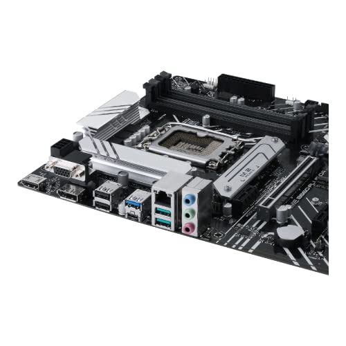 ASUS Prime B660-PLUS D4 LGA 1700(Intel 12th Gen) ATX Motherboard(PCIe 4.0, DDR4,3xM.2 Slots, 2.5Gb LAN, Rear USB 3.2 Gen 2x2 Type-C, Front USB 3.2 Gen 1 Type-C, Thunderbolt 4 Header Support)