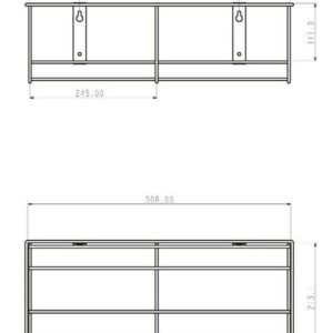 Wall Rack-3x Gallon Bottles, 9002