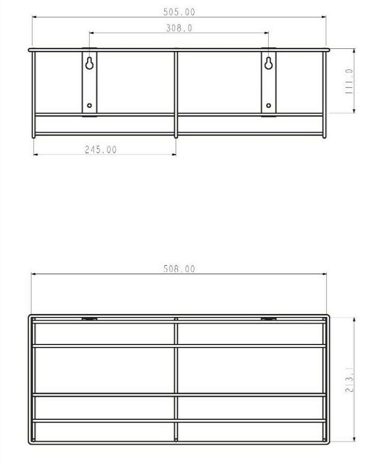 Wall Rack-3x Gallon Bottles, 9002