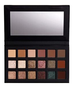 lorac pro eyeshadow palette, fairytale forest | matte & shimmer makeup | glitter | mirror compact | cruelty free, gluten free, vegan