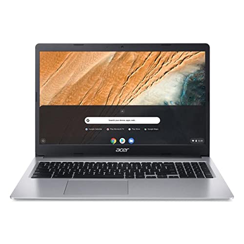 acer 2022 Chromebook Laptop 15.6” HD Display Intel Celeron N4000 Processor(Up to 2.6GHz) 4GB RAM 32GB eMMC + 64GB Card, Protective Sleeve, HD Webcam, WiFi, 12+ Hours Battery, Chrome OS | TGCD Bundle