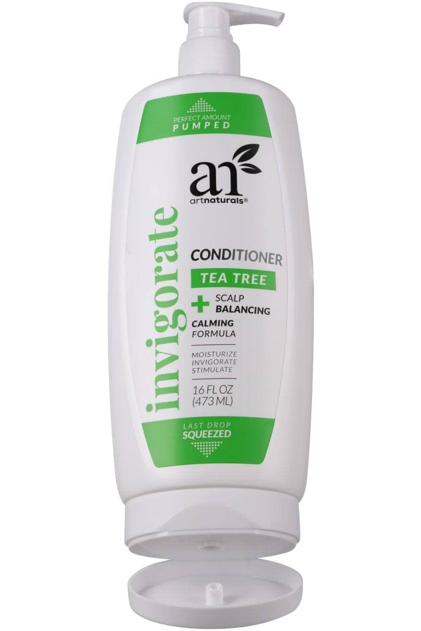 artnaturals Tea Tree Conditioner - Patented Dual Dispensing Bottle -16 Fl Oz / 473ml Sulfate Free –100% Pure Natural Therapeutic Grade Tea Tree Essential Oil -For Dandruff, Sensitive, Itchy, Dry Scalp