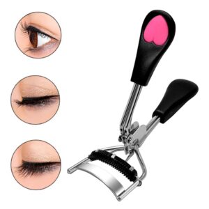 Pinkiou Eyelash Curlers, Eyelash Curler with Built in Comb, Eyelash Curler with Brush Mascara Muffle False Eyelashes Accessory Best Professional Tool for Lashes Curls for Daily Makeup