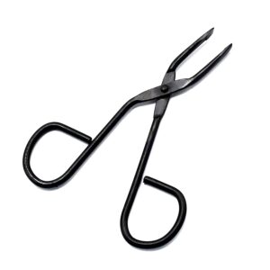 odontomed2011 perfectweeze slant tip tweezer 'eyebrow, with easy scissor handle black color coated stainless steel beauty instruments tools