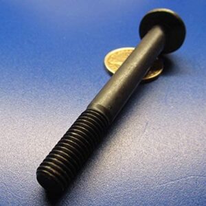 Class 10.9 Black Oxide Steel Flange Bolts M10 x 1.5 mm x 90 mm Long PT 10 pcs