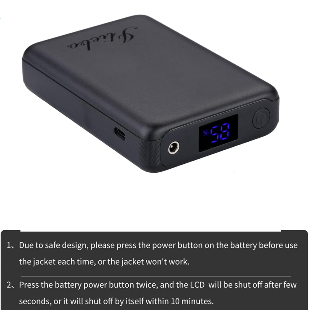 ITIEBO 12V 8500mAh Heated Jacket Battery Pack