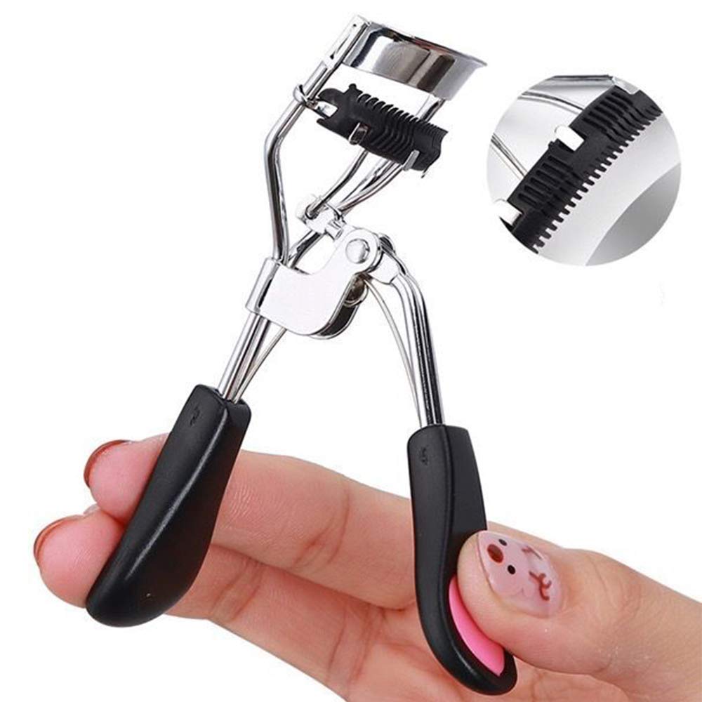 Pinkiou Eyelash Curlers, Eyelash Curler with Built in Comb, Eyelash Curler with Brush Mascara Muffle False Eyelashes Accessory Best Professional Tool for Lashes Curls for Daily Makeup