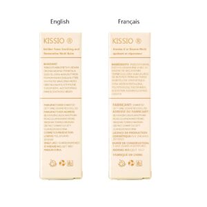 KISSIO Moisturizing Balm Stick with Avocado & Macadamia Oil, Cruelty-Free, Hydrates Dry Skin, Day & Night, 0.246 Oz