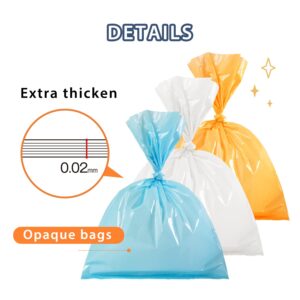 Deefre Odor Sealing Disposable Diaper Bags, 120 Count, Blue, Large Capacity, Unscented Diaper Trash Bags, Safety, Multiple Specifications, Wide Application, Easy to Use