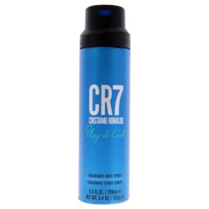 cr7 play it cool - blends bright citruses and aromatic fougere notes - fresh, invigorating and sensual - light enough for everyday wear - masculine fragrance - 6.8 oz edt spray