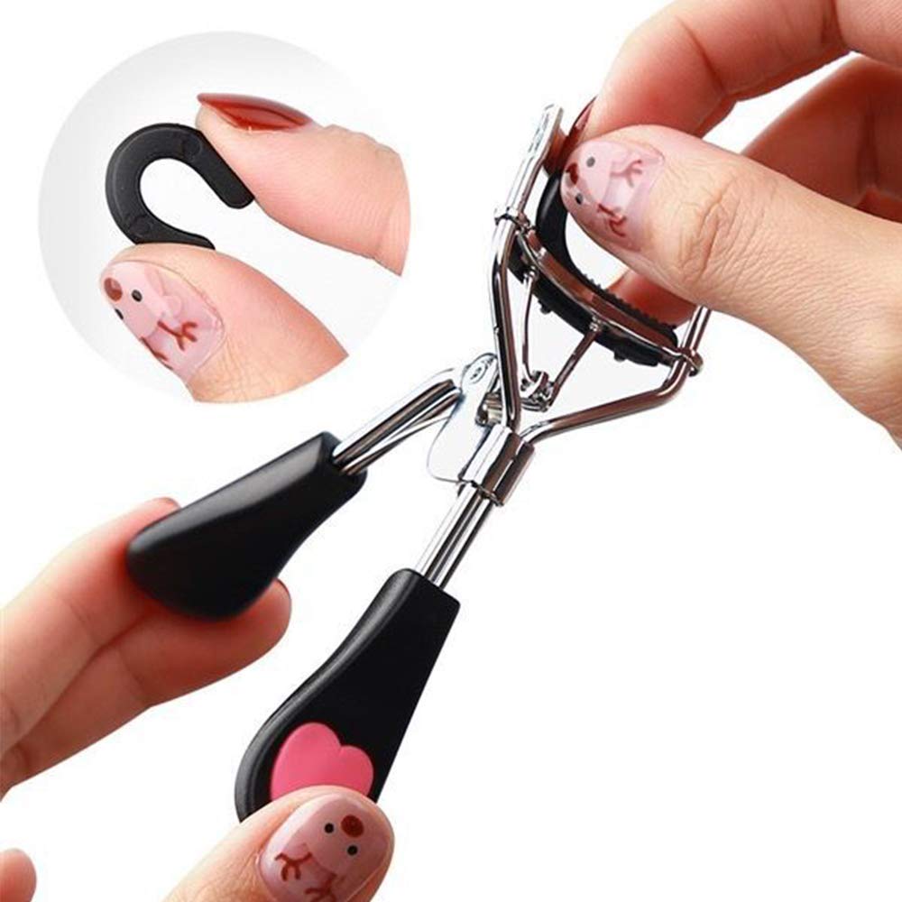 Pinkiou Eyelash Curlers, Eyelash Curler with Built in Comb, Eyelash Curler with Brush Mascara Muffle False Eyelashes Accessory Best Professional Tool for Lashes Curls for Daily Makeup