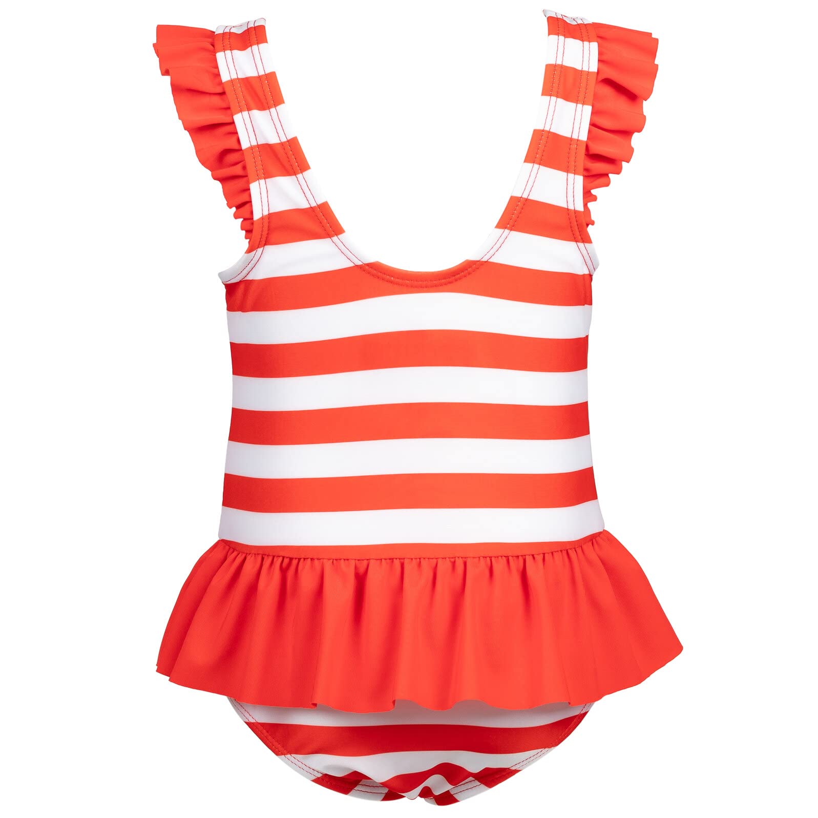 Sesame Street Elmo Baby Girls One-Piece Bathing Suit Dress Red 18 Months