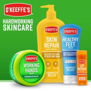 O'Keeffe's Working Hands Moisturizing Hand Soap, 25 Ounce Bottle Refill, Unscented (Pack of 2)