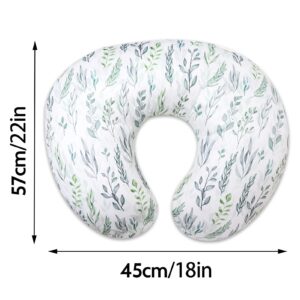 Car Seat Covers for Babies and Nursing Pillow Cover, Green Leaf