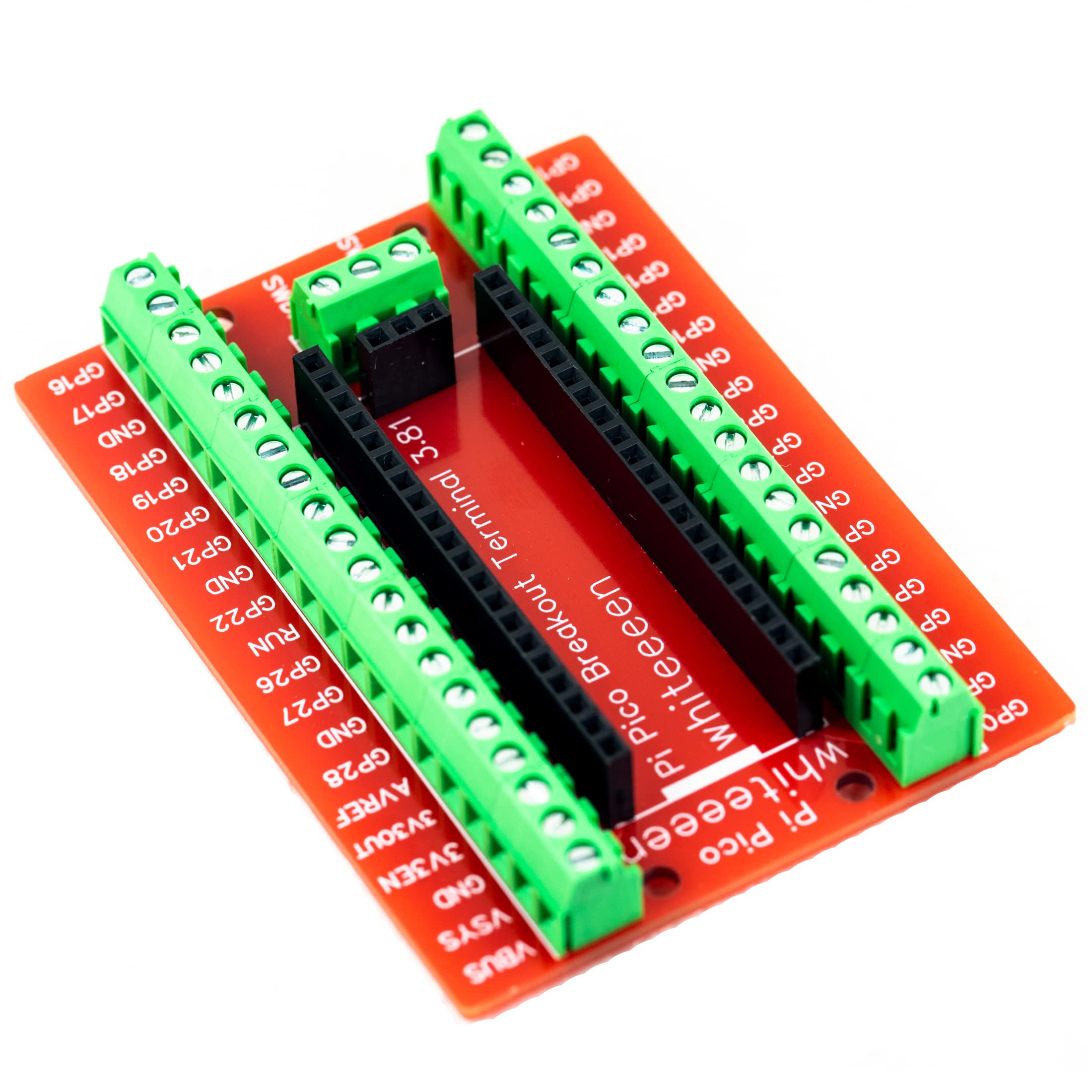 jujinglobal RPi PICO Breakout Board Module Soldered with Terminal Block 3.81mm Compatible with Raspberry PI PICO