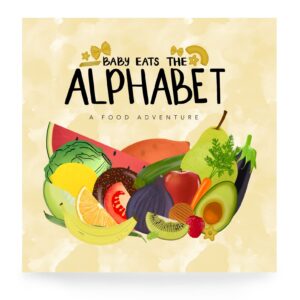 Baby Eats The Alphabet Scrapbook | First Foods Memory Book | Baby-Led Weaning Journal | Gender Neutral Baby Keepsake Album | Baby-Led Weaning Feeding Photo Book