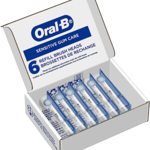 Oral-B Sensitive Gum Care Replacement Brush Heads for an Oral-B Electric Toothbrush, Pack of 6