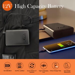 ITIEBO 12V 8500mAh Heated Jacket Battery Pack