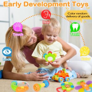 10PCS Baby Toys 0-3-6 Months Teething Toys for Babies 0-6-12 Months Baby Rattles 0-3-6 Months Infant Newborn Toys Baby Toys 6 to 12 Months Sensory Toys Rattles for Babies 0-6 Months Birthday Gifts