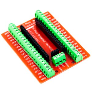 jujinglobal RPi PICO Breakout Board Module Soldered with Terminal Block 3.81mm Compatible with Raspberry PI PICO