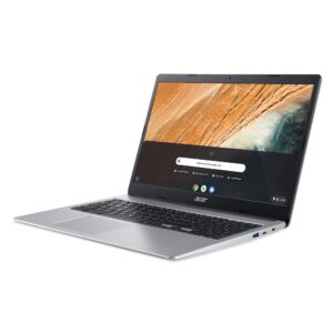 acer 2022 Chromebook Laptop 15.6” HD Display Intel Celeron N4000 Processor(Up to 2.6GHz) 4GB RAM 32GB eMMC + 64GB Card, Protective Sleeve, HD Webcam, WiFi, 12+ Hours Battery, Chrome OS | TGCD Bundle