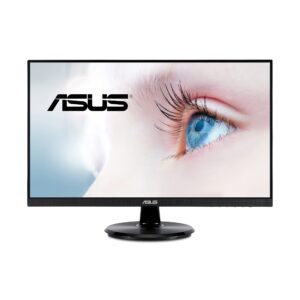 asus 23.8” 1080p monitor (vz24ehe) - full hd, ips, 75hz, 1ms, adaptive-sync/freesync, low blue light, flicker free, ultra-slim, vesa mountable, frameless, hdmi, vga (renewed)