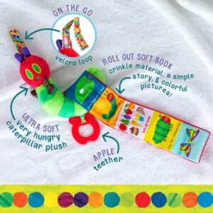 KIDS PREFERRED World of Eric Carle The Very Hungry Caterpillar Roll Out Activity Toy with Teether, Multicolor (55734)