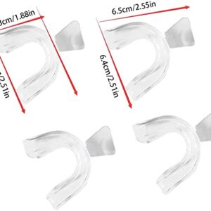 Practical and cleverMouth Guard Silicone Grinding Guard Teeth Whitening Tray Sleeping Gum Shield for Sports Bruxism Bite Guard 4 PCS