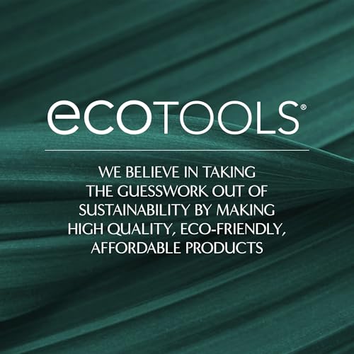 EcoTools Gentle Bath + Shower Gloves, Exfoliating Gloves Remove Dead Skin & Cleanse The Whole Body, Bath Gloves Infused with Avocado Oil to Scrub & Hydrate, Cruelty Free, 1 Pair (2 Gloves)