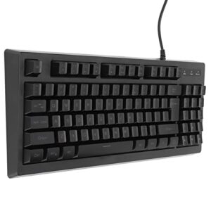 01 02 015 Computer Accessories, Gaming Keyboard Drainage Hole Colorful Backlight Stable Reliable for Office