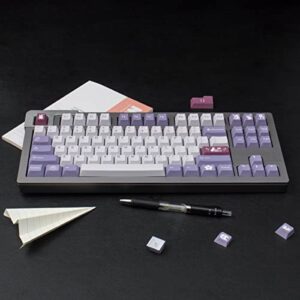 PBT Tuzi Keycaps 138 Keys Cherry Profile Dye Sublimation ANSI Layout for Mechanical Gaming Keyboard Cherry MX Switches