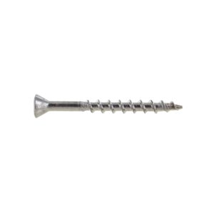 conquest #8 x 2-½ type 316 stainless steel marine grade trim head deck screws (pack of 350) for decks, docks, jetties, fences, walkways, or marine applications