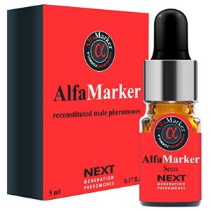 alfamarker pheromones for men - pheromone oil perfume for men 5 ml - pheromone cologne for men dropper botle 5 ml