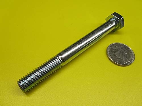 Class 10.9 Zinc Steel Hex Bolts PT M12 x 1.75 mm x 110 mm Long 5 pcs