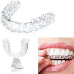 Practical and cleverMouth Guard Silicone Grinding Guard Teeth Whitening Tray Sleeping Gum Shield for Sports Bruxism Bite Guard 4 PCS